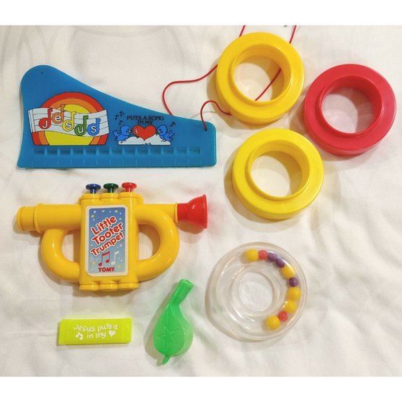 TOMY Etc | Toys | Tomy Little Tooter Trumpet Toy Plays Mary Had A ...
